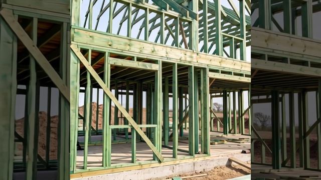 Какой материал использовать для строительства каркасного дома? Импрегнированная древесина