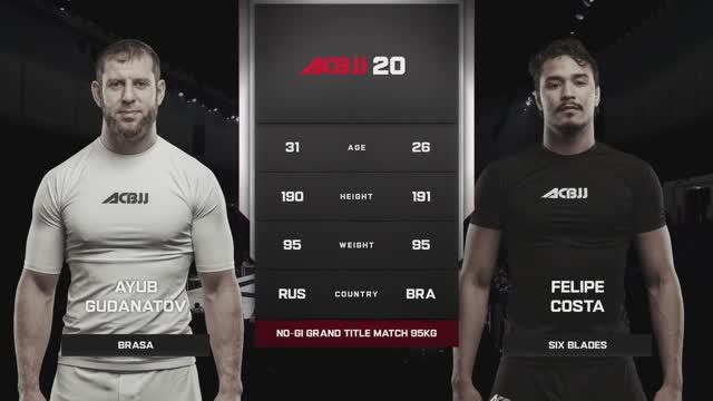 Ayub Gudanatov vs Felipe Costa - ACBJJ 20