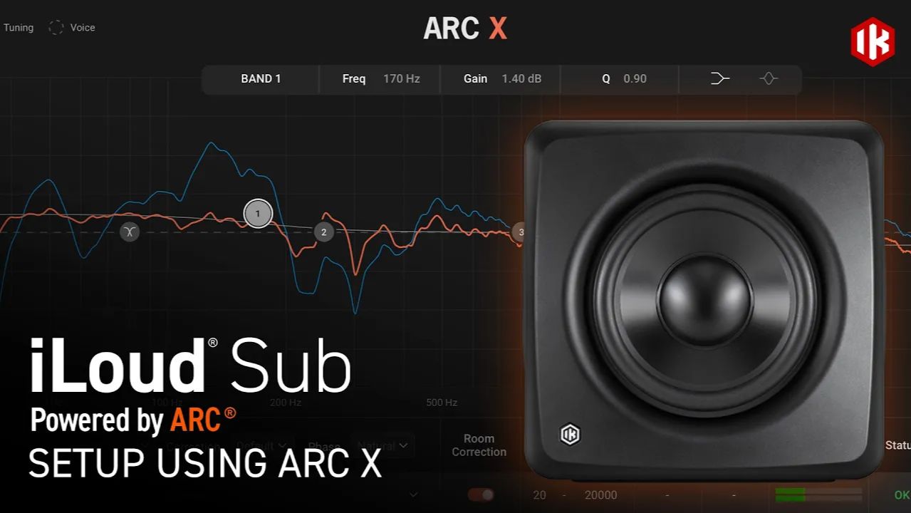 IK Multimedia iLoud Sub Setup Using ARC X