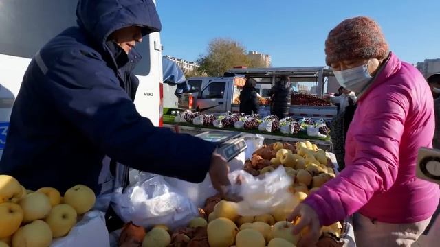 Уличная еда в зимний период