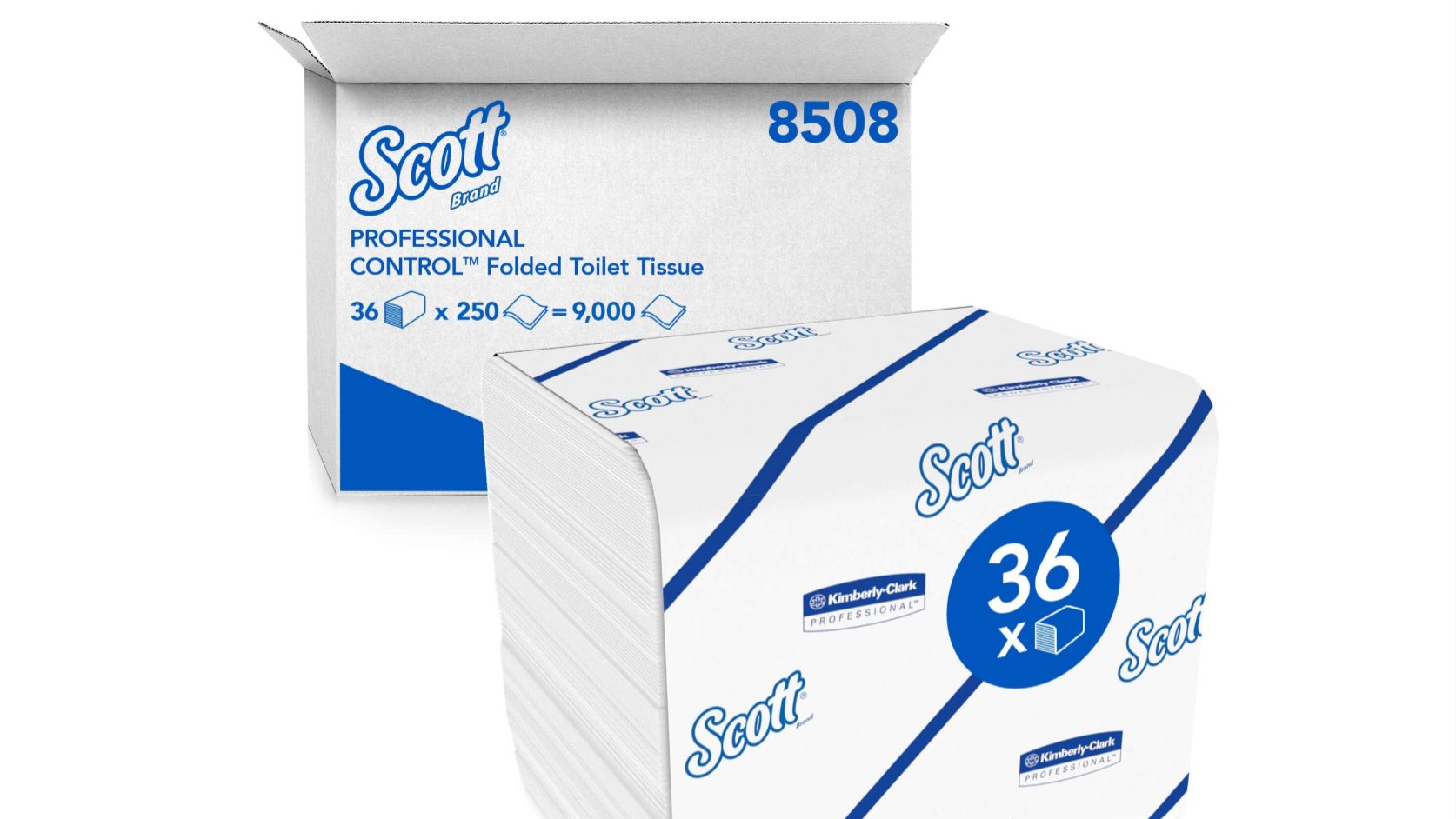 8508 Туалетная бумага в пачках Scott