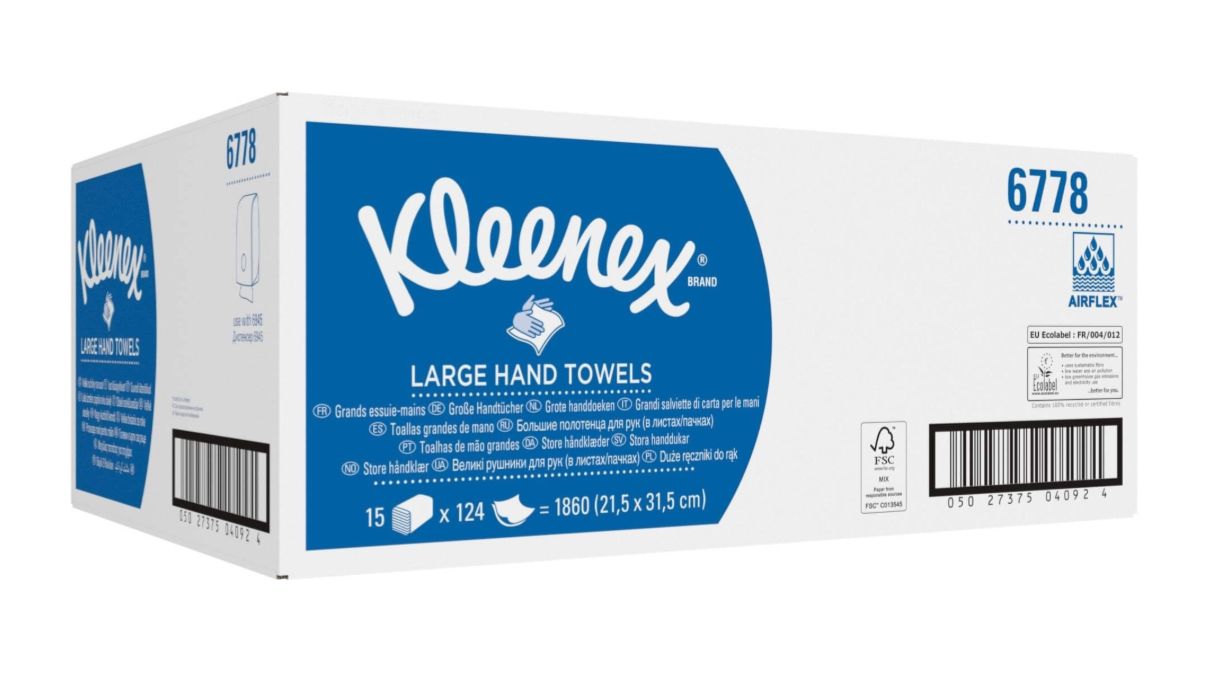 6778 Бумажные полотенца в пачках Kleenex