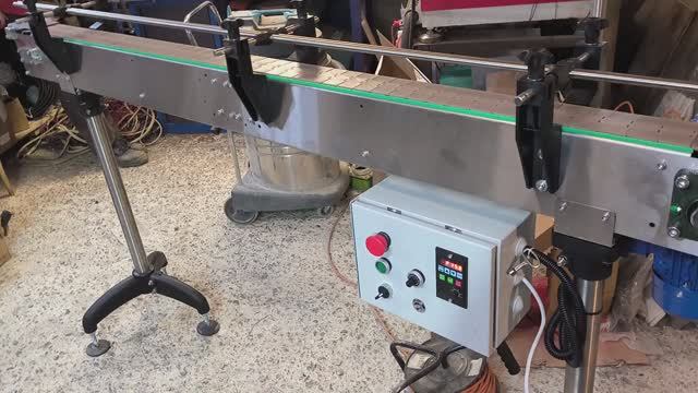 Транспортёр пластинчатый 2000 мм, цепь 82,5 мм