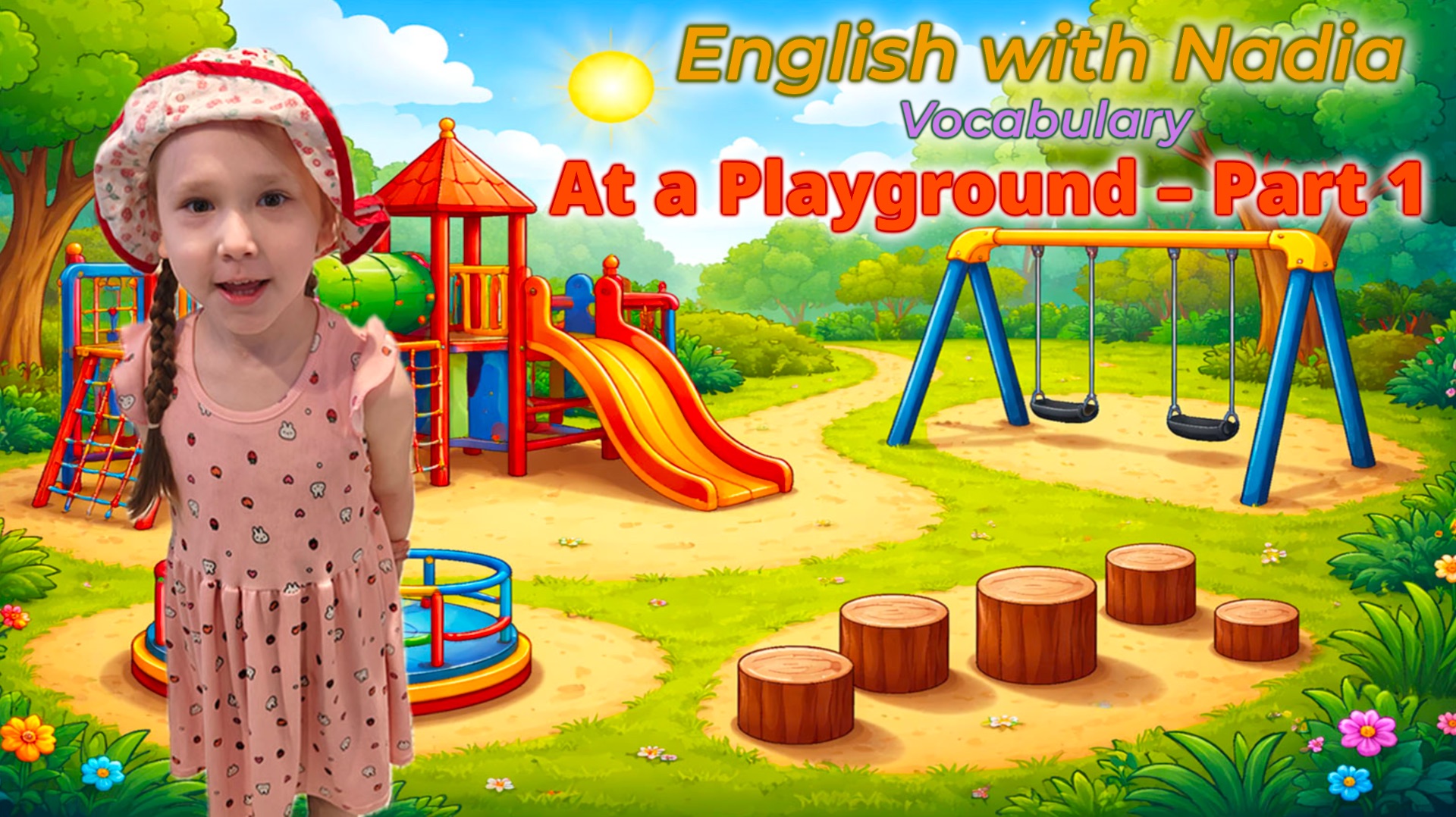 Vocabulary At a Playground, Part 1/Лексика "На детской площадке. Часть 1"