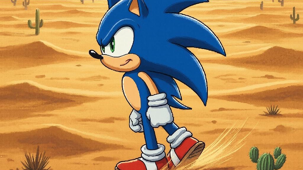 [Rus] Sonic and Knuckles (4 Часть, Компания за Соника) Летающие батареи и пустыня против Голема!