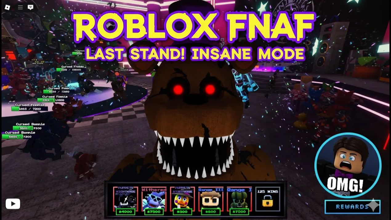 ROBLOX FNAF — аниматроники ожили и охотятся за нами! Смогу ли я выжить до утра_ ⏰
