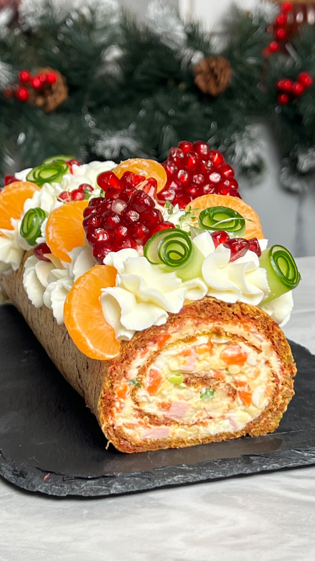 Салат в рукаве