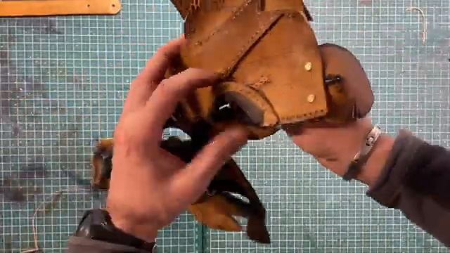 DIY Lioness Leather Mask _ Easy Pattern Full Tutorial _ Gaius Leathercraft