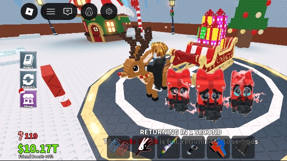 Новогодний Потерянный Преснциттойс|Steal a Brainrot Roblox 56Часть