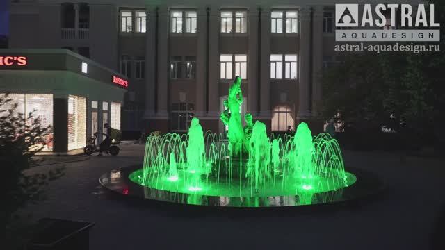 Ремонт фонтана "Девушки, собирающие виноград", Ø 7,0 м, Доломановская слобода, г. Ростов-на-Дону