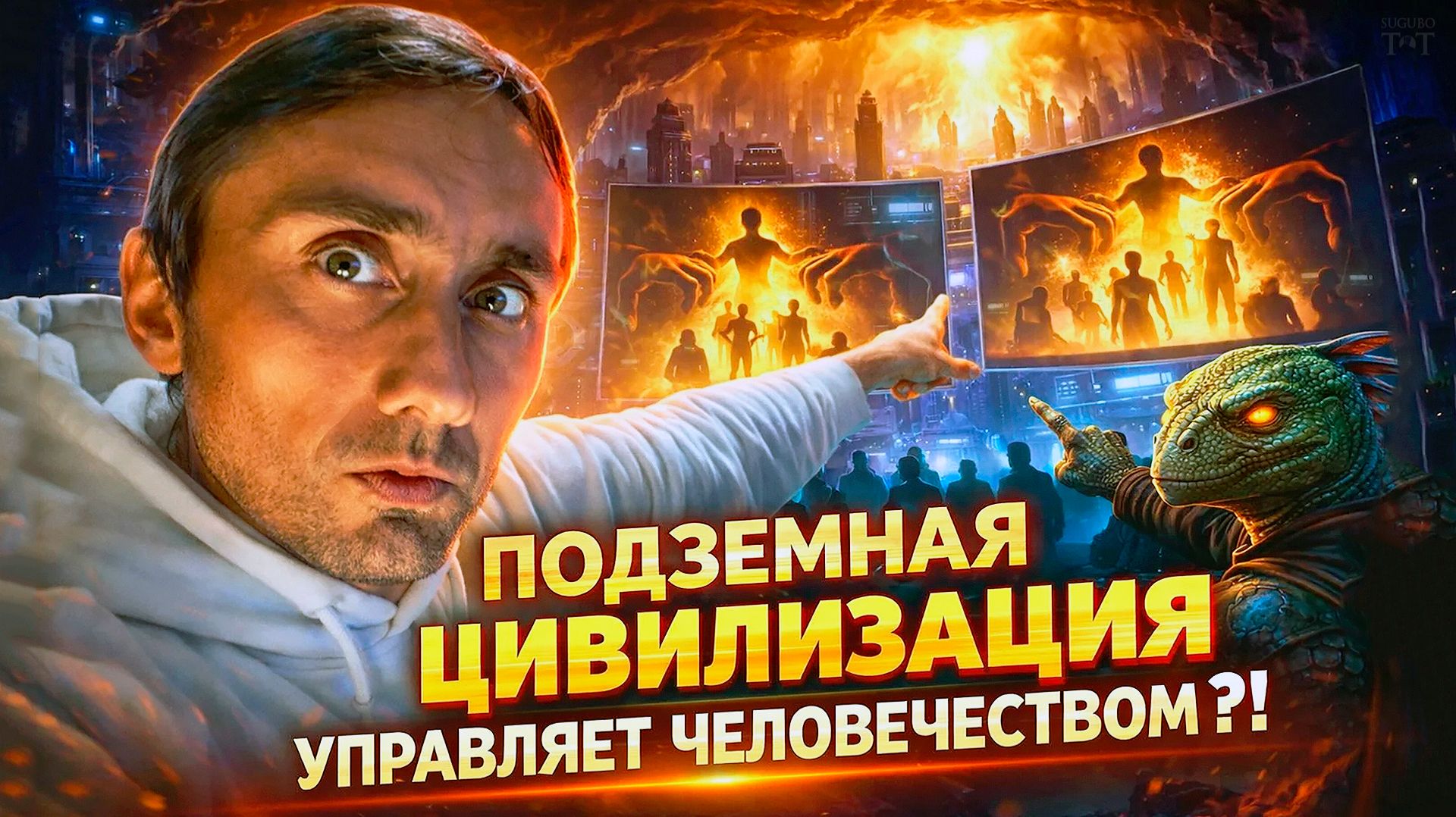 Подземная цивилизация управляет человечеством ?!