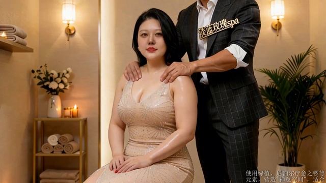 [视频73]贵妇美女体验厦门高端女性spa会所男模男技师异性按摩深入服务全套流程