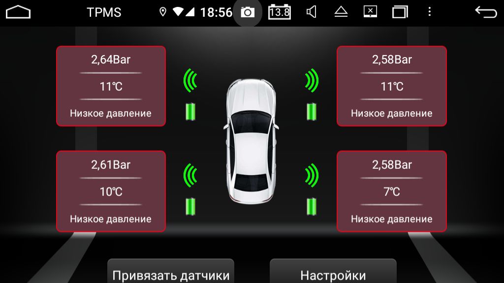 TPMS USB – внешние датчики давления в шинах