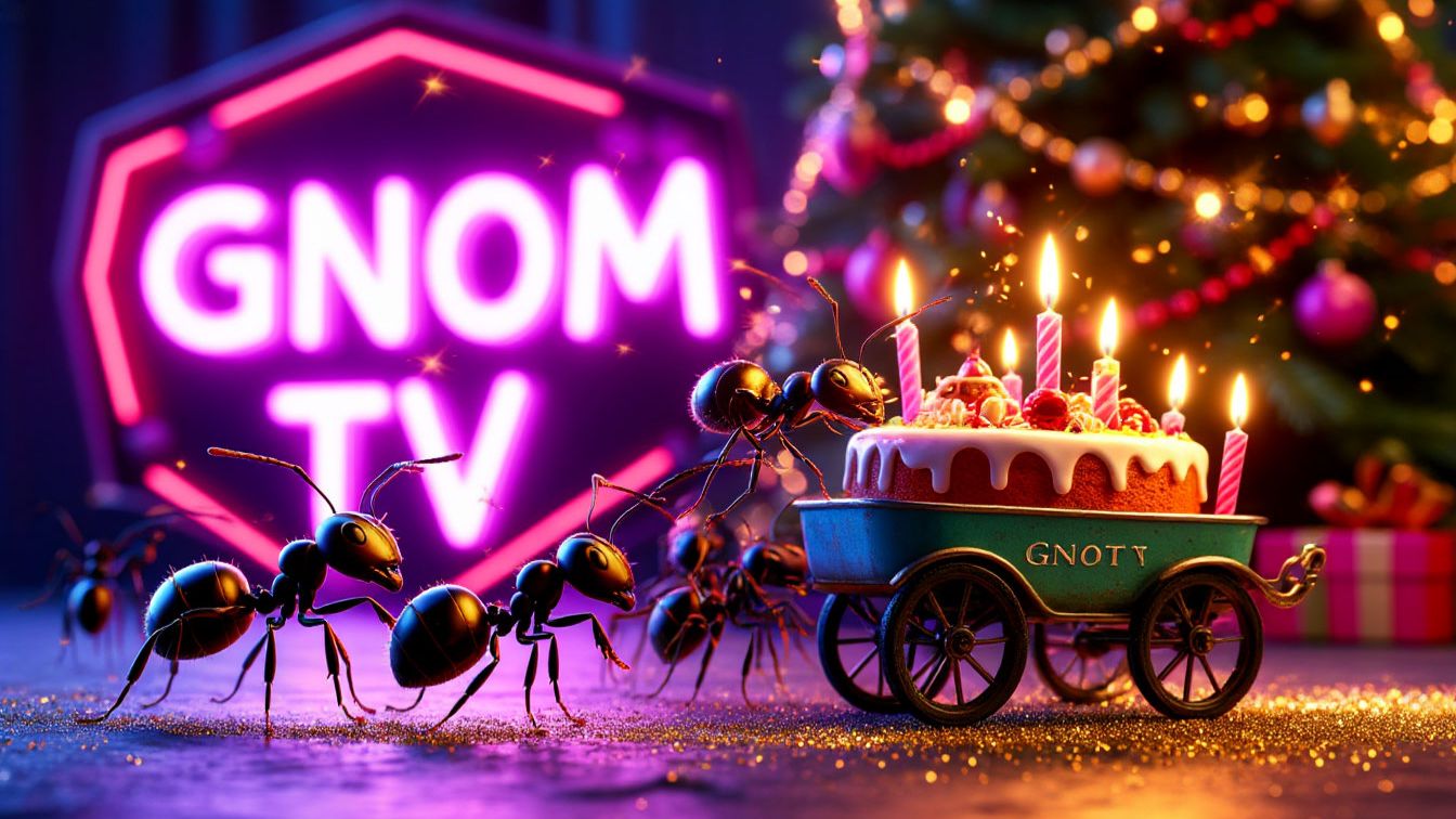 Муравьи: "Похищение новогоднего торта"