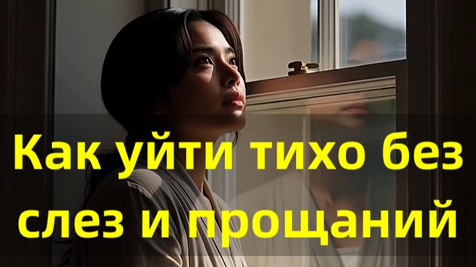 Как уйти тихо, без слёз и прощаний.