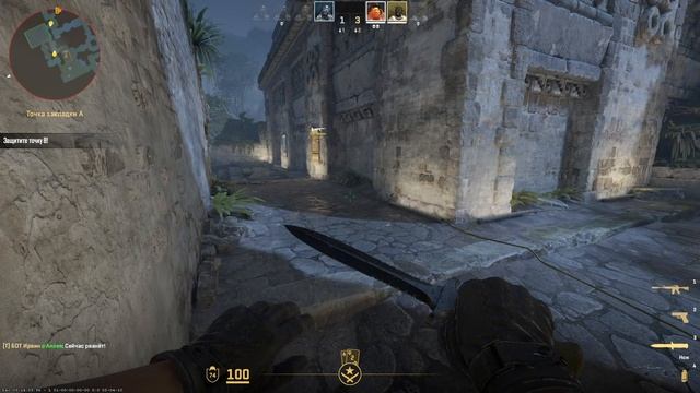 играю с ботами в зачистку на инценте