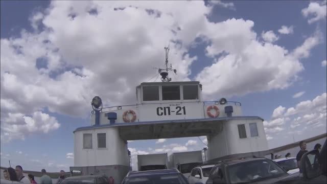 Паром по левому берегу Волги 10.08.25г.