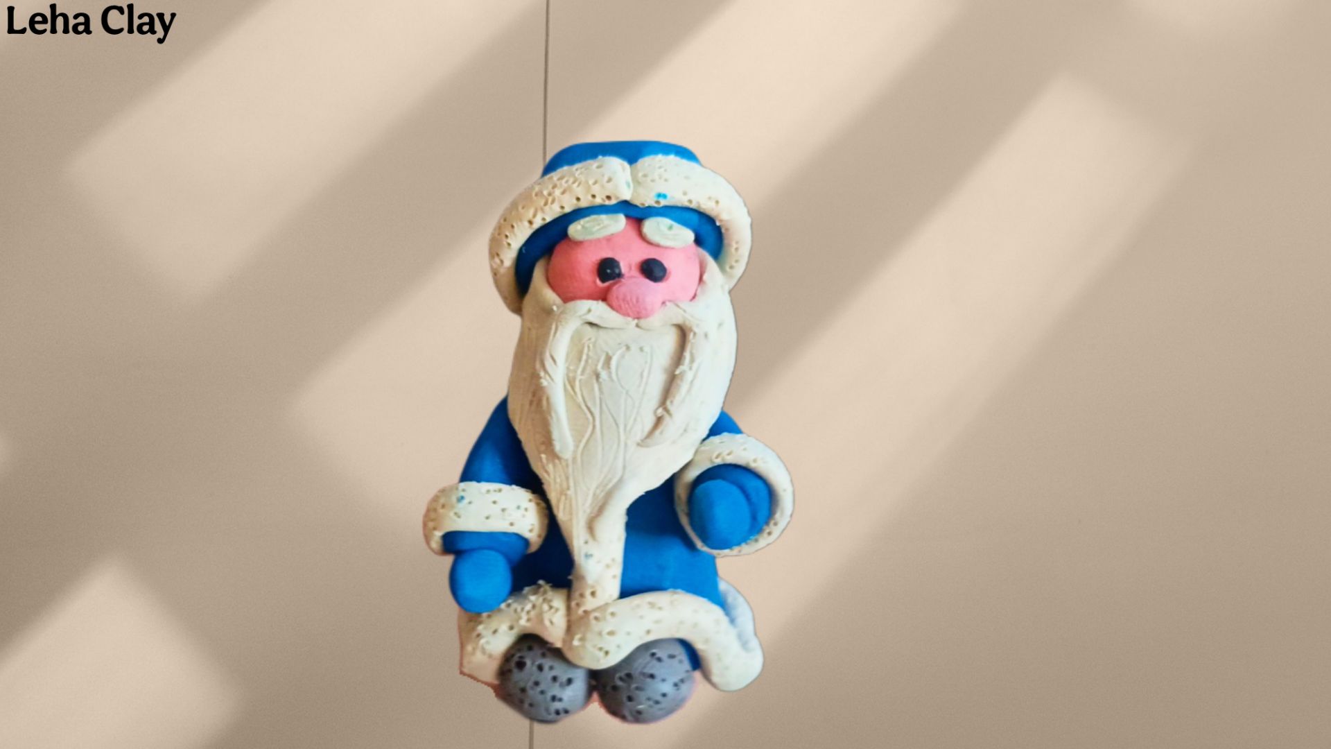 Как слепить Санта Клауса из пластилина / Дед Мороз из пластилина своими руками / лепка Санта Клауса