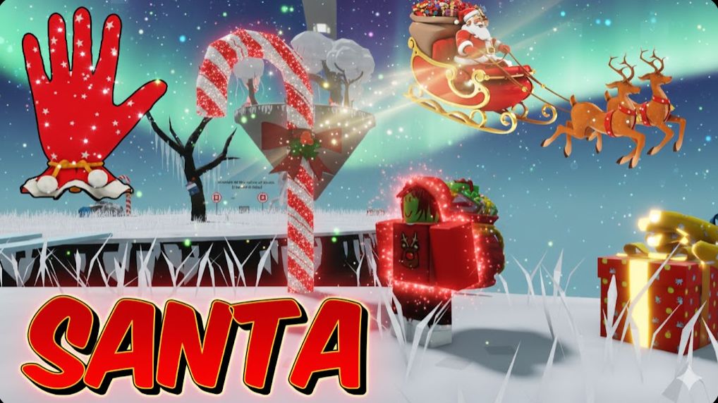 КАК ПОЛУЧИТЬ ПЕРЧАТКУ САНТА В Slap Battles