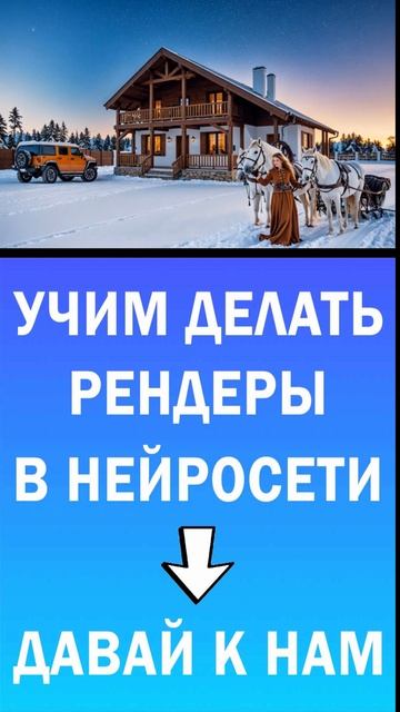 ХУДОЖЕСТВЕННЫЙ РЕНДЕР С ПОМОЩЬЮ НЕЙРОННЫХ СЕТЕЙ. ИИ ВИЗУАЛИЗАЦИЯ АРХИТЕКТУРЫ ДЕЛАЕТ ШЕДЕВРЫ