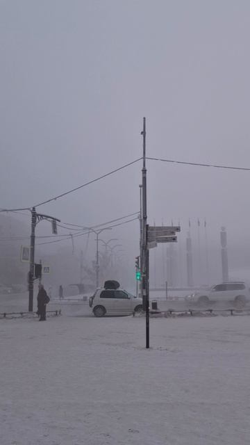 #якутск Площадь Ленина и площадь Республики днем 19 декабря 2025 года