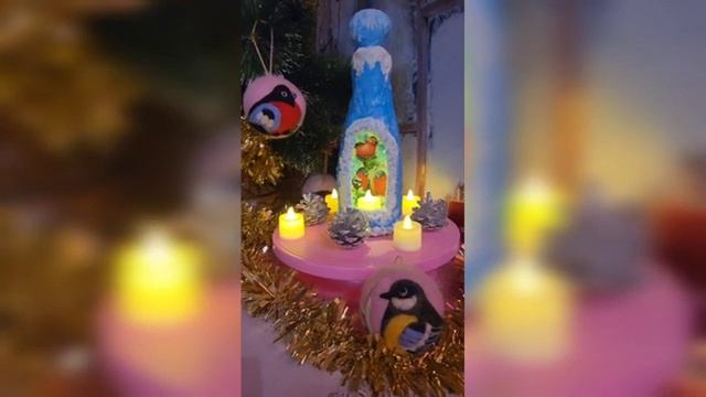 Пряничный домик для снегирей.