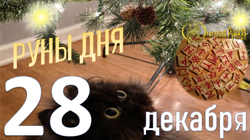 РУНА ДНЯ\прогноз на сегодня, 28 декабря 2025г от Наталии Рунной