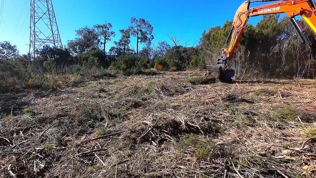 🔵 TFK70 Мульчер лесной @OSMAMULCHERS на мини-экскаваторе Hitachi Zaxis 48U