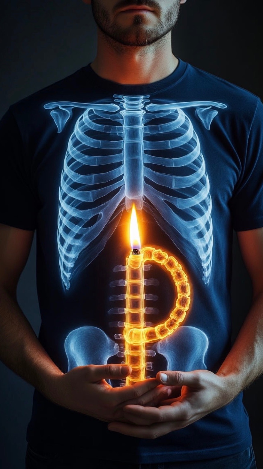 Поспорил и проглотил зажигалку