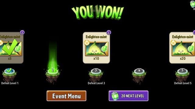 Прохожу событие солнечной мяты в PVZ 2 1 часть