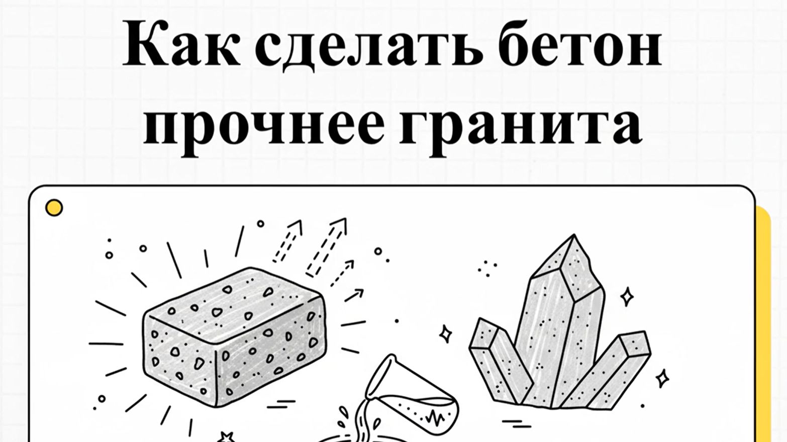 Что добавить в цемент, чтобы бетон стал в 2 раза прочнее?