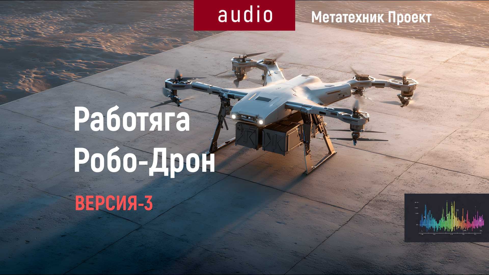 Динамичный танцевальный трек "Работяга Робо-Дрон" VERS-03
