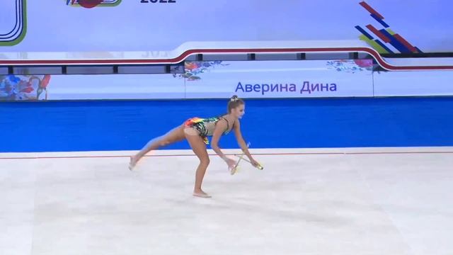 Дина Аверина. Булавы. Всероссийская спартакиада 2022