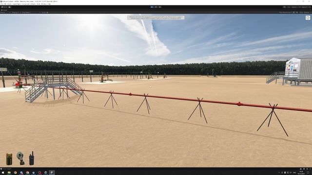 Имитация процесса очистки эксплуатационной колонны и труб от отложений парафина. АДПМ