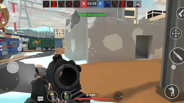 Играю 2 игры в POLYWAR.