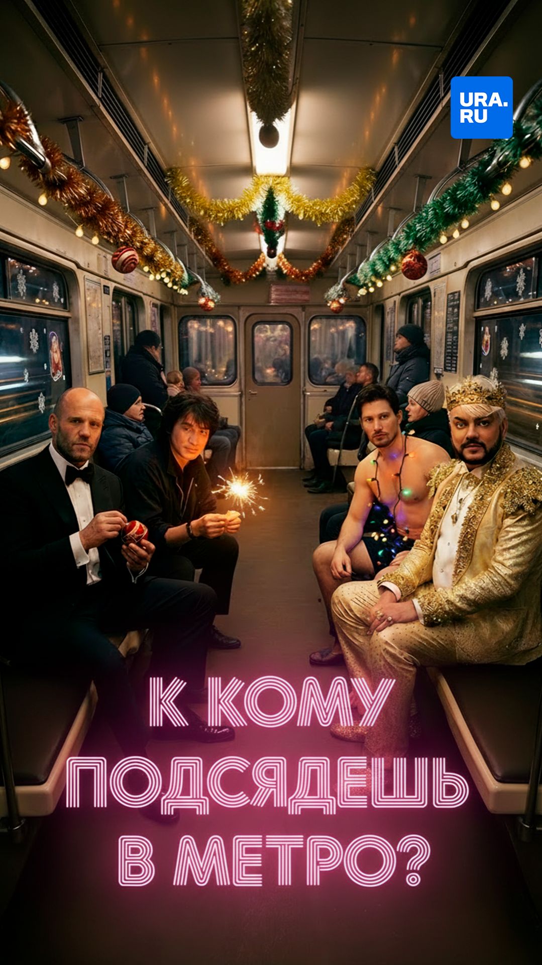 Представьте, заходите вы в метро, а там — Павел Дуров, Лариса Долина или Филипп Киркоров