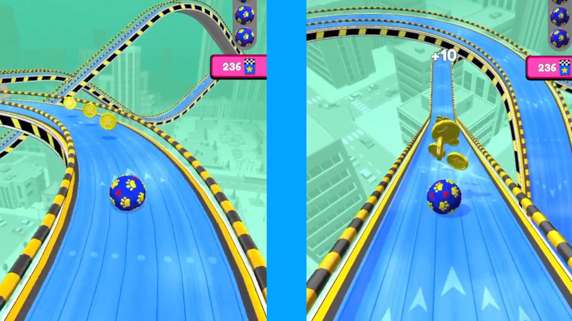 Going balls All Levels Gameplay IOS Android Going Balls level 1244 Bonus level  Speed Run