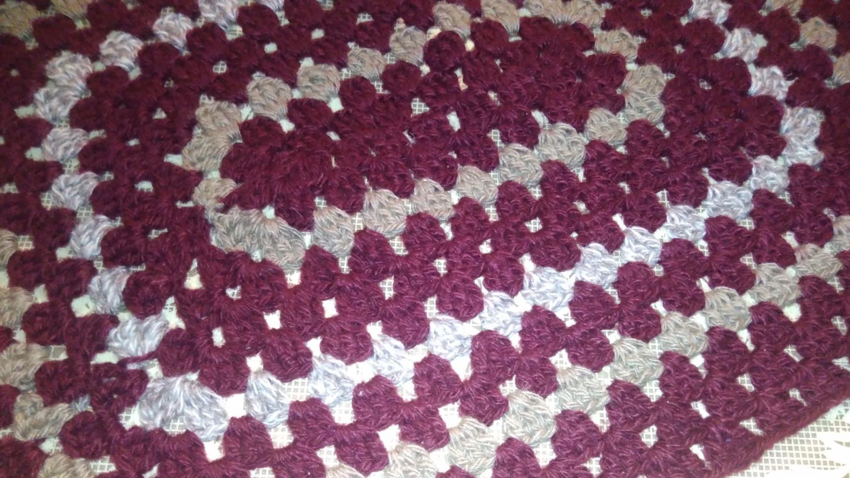 9.МК# "БАБУШКИН ПРЯМОУГОЛЬНИК" # ПРЯМОУГОЛЬНИК КРЮЧКОМ # НАКИДКИ НА СТУЛЬЯ #