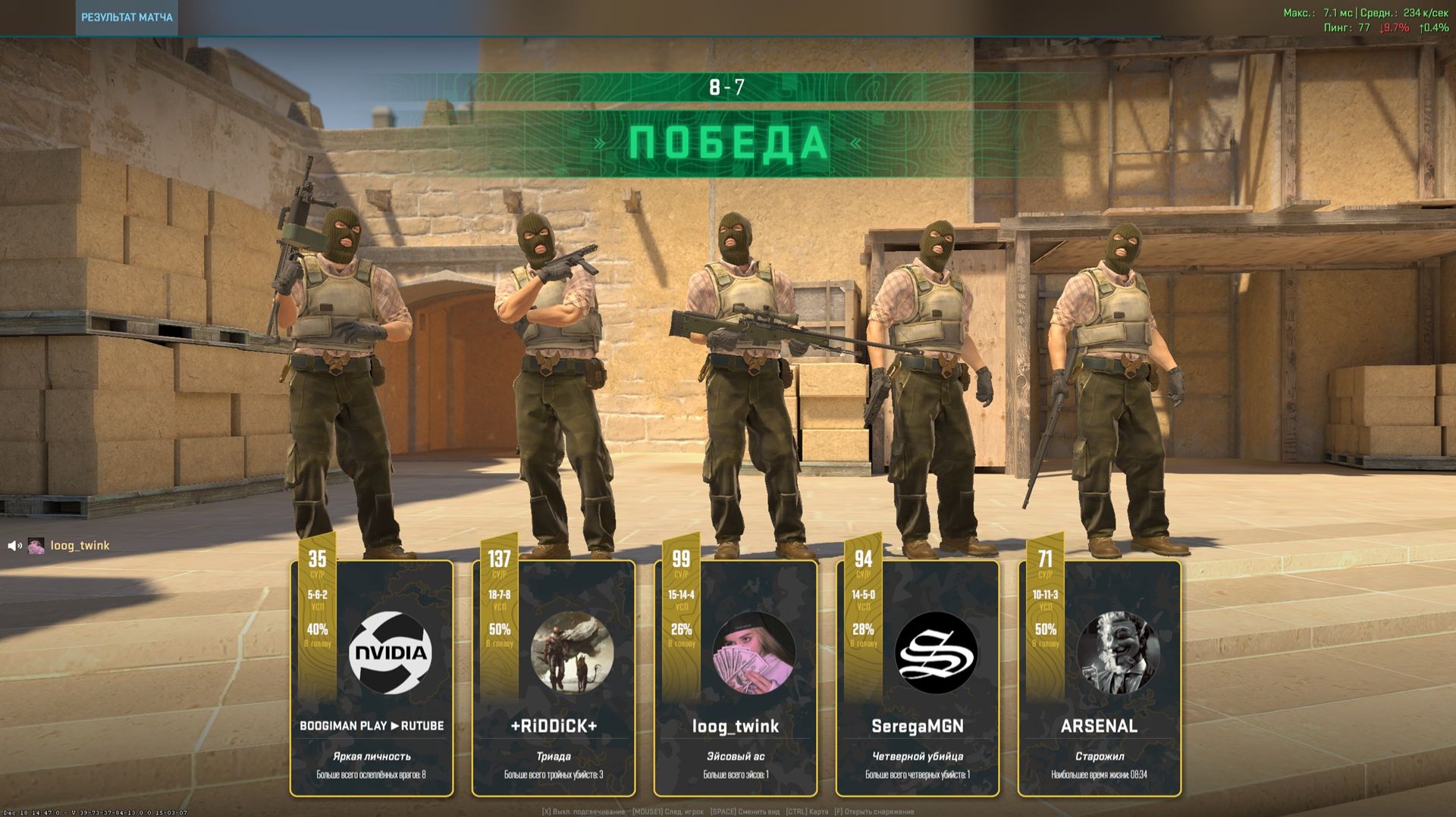 КАТАЕМ CS2 * BOOGIMAN_PLAY