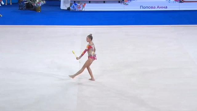 Анна Попова. Булавы. Всероссийская спартакиада 2022