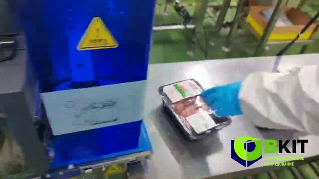 Он-лайн-весы (чеквейер) с принтер-аппликатором (этикетировщиком)