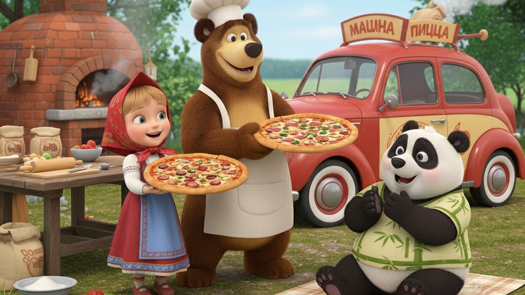 Маша и Медведь | Пицца для Панды 🐼