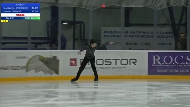 Даниил Шарков КП ПМО среди юношей