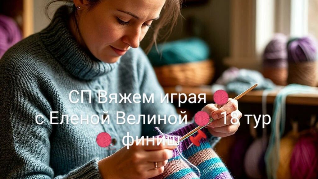 СП Вяжем играя 🧶 с Еленой Велиной 🧶 18 тур 🧶 финиш 💥