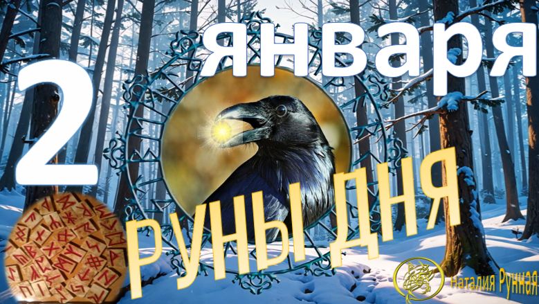 РУНА ДНЯ\прогноз на сегодня, 2 января 2026г от Наталии Рунной