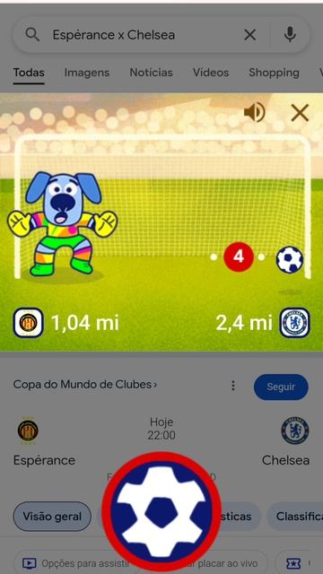 Espérance x Chelsea - 6 Gols - Jogo Google Copa do Mundo de Clubes