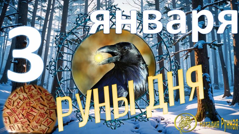 РУНА ДНЯ\прогноз на сегодня, 3 января 2026г от Наталии Рунной