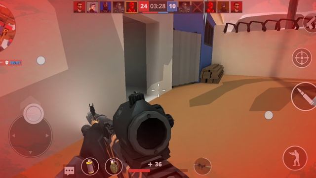 Играю 1 игру в POLYWAR.