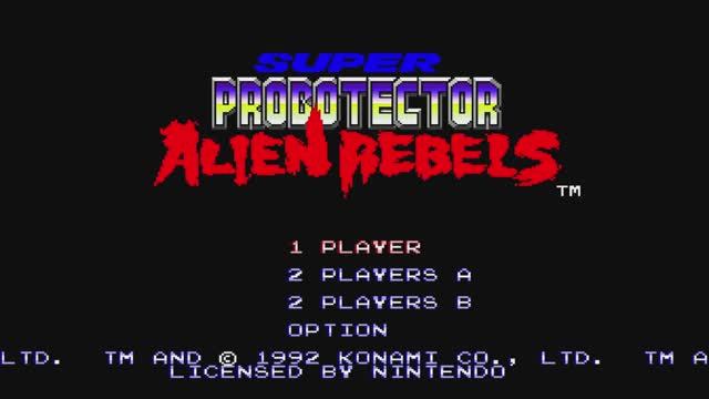 Super Probotector Alien Rebels — Прохождение на SNES | Retro