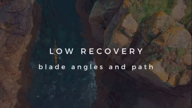 Нижняя опора.Углы наклона и траектория движения лопасти.(Blade angles and path Low Recovery)